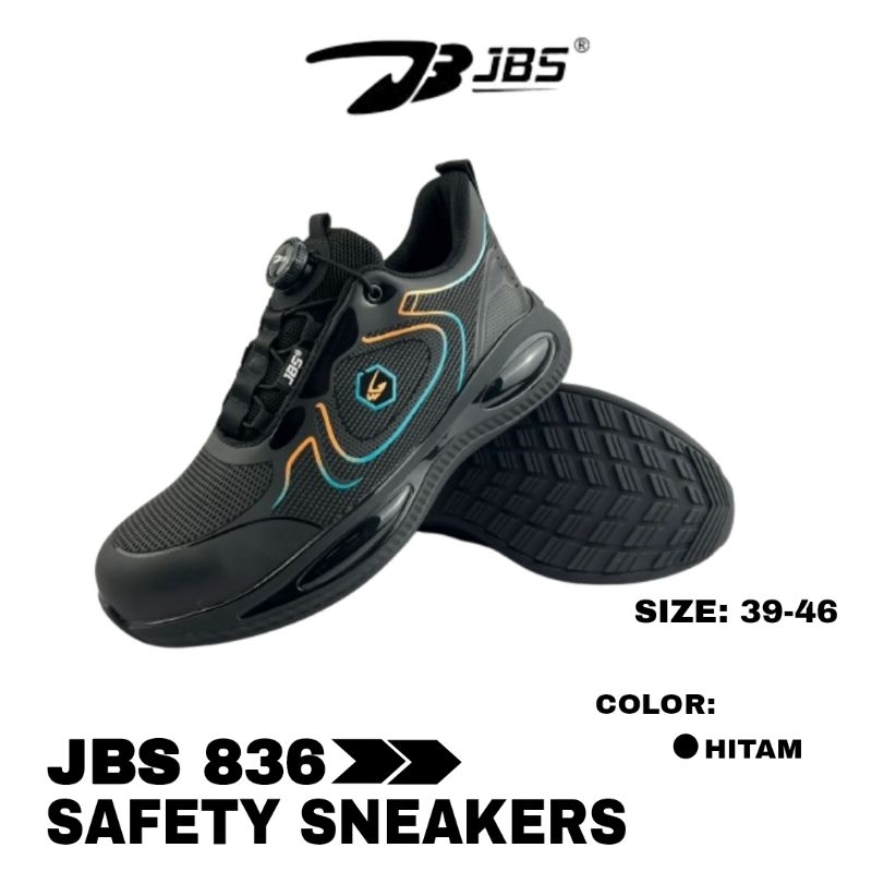 Jual SEPATU JBS SAFETY 836 MODEL SNEAKERS DENGAN DEPAN BESI YANG TAHAN ...