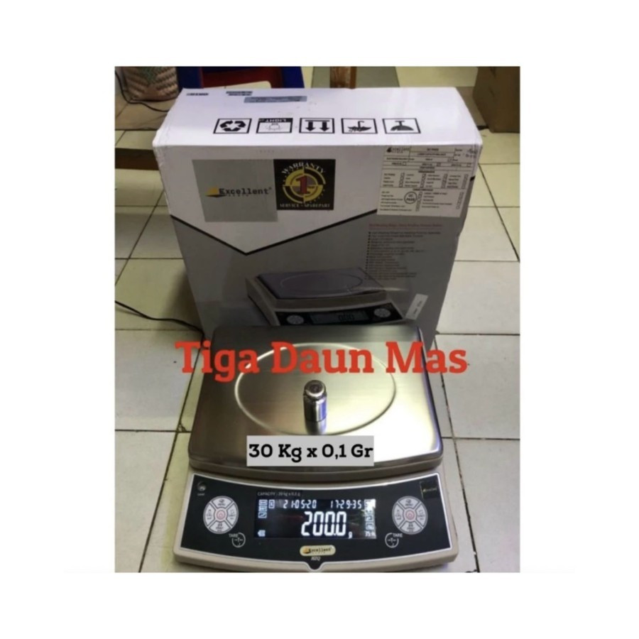 Jual Timbangan Analitik Excellent HZQ 30 Kg x 0,1 Gram | Shopee Indonesia