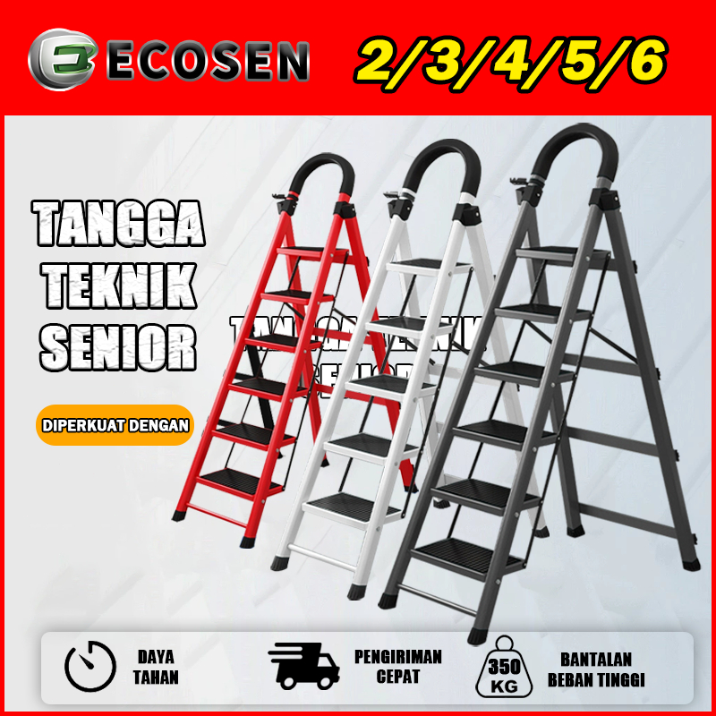 Jual ECOSEN Tangga 4/5/6 Step Rumah Lipat Tangga Besi Lipat Household ...