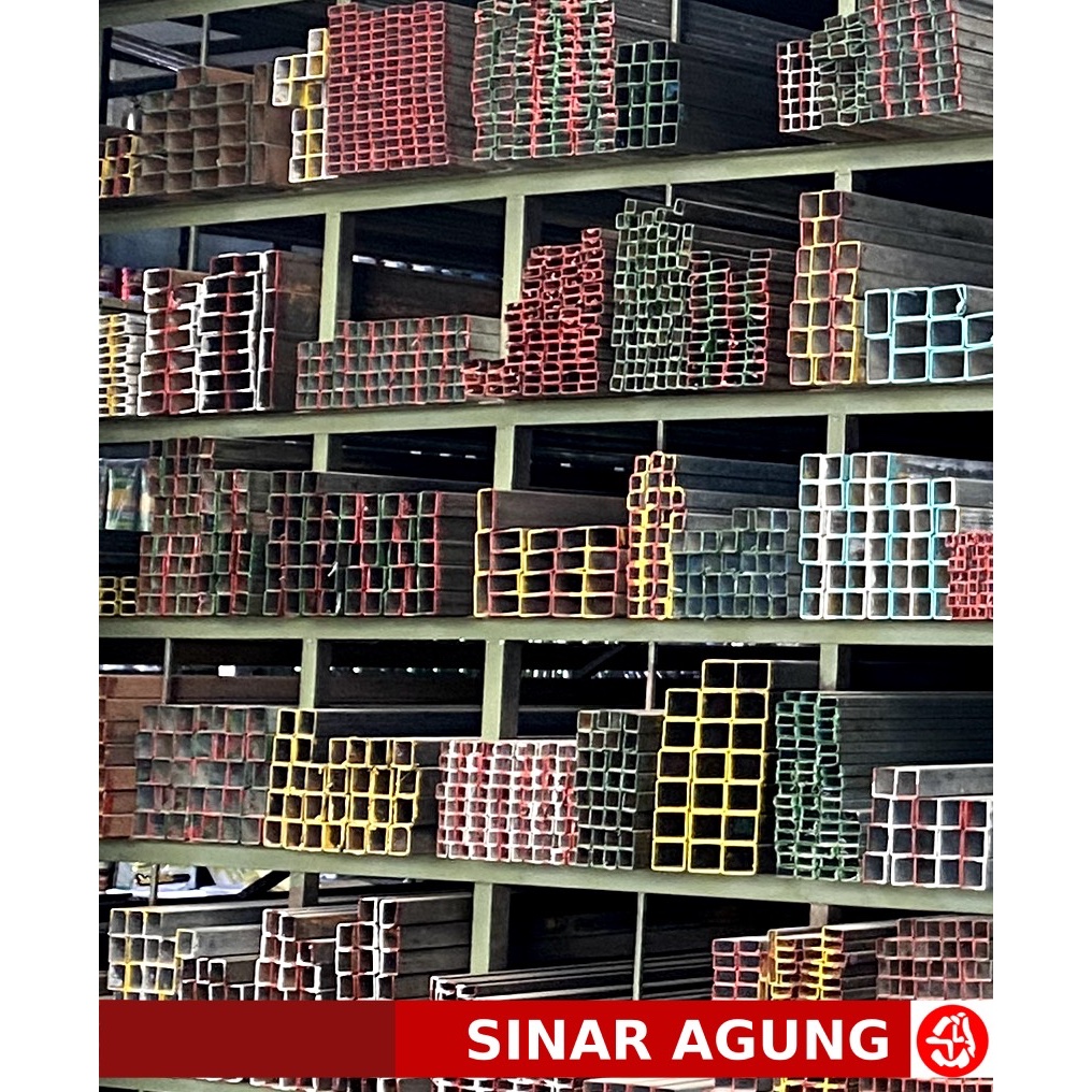 Jual Holo Galvanis 20x20 x 1,2mm x 6m / Hollow Galvanis 2x2 tebal 1,2mm ...