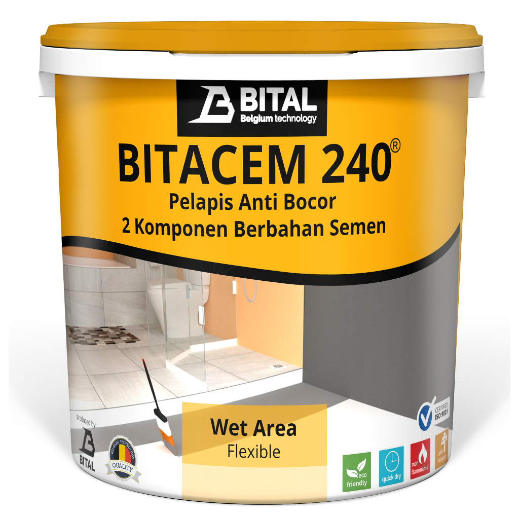 Jual [KHUSUS KARGO] 25 kg Pelapis Kedap Air 2 komponen - Bitacem 240 ...