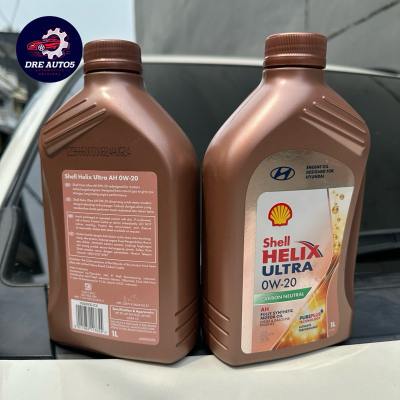 Jual Shell Helix Ultra 0W-20 HYUNDAI, Diesel Dan Bensin isi 1Liter Original | Shopee Indonesia