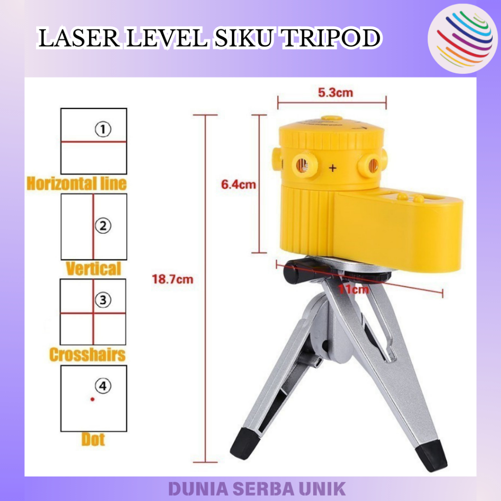 Jual DSU - Laser Leveler Siku Laser Waterpass Kaki Tripod Siku Tukang ...