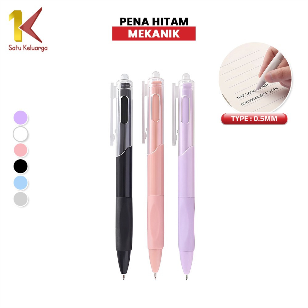 Jual Satu Keluarga A100 Pulpen ST Cepat Kering 0.5MM Pulpen Mekanik ...