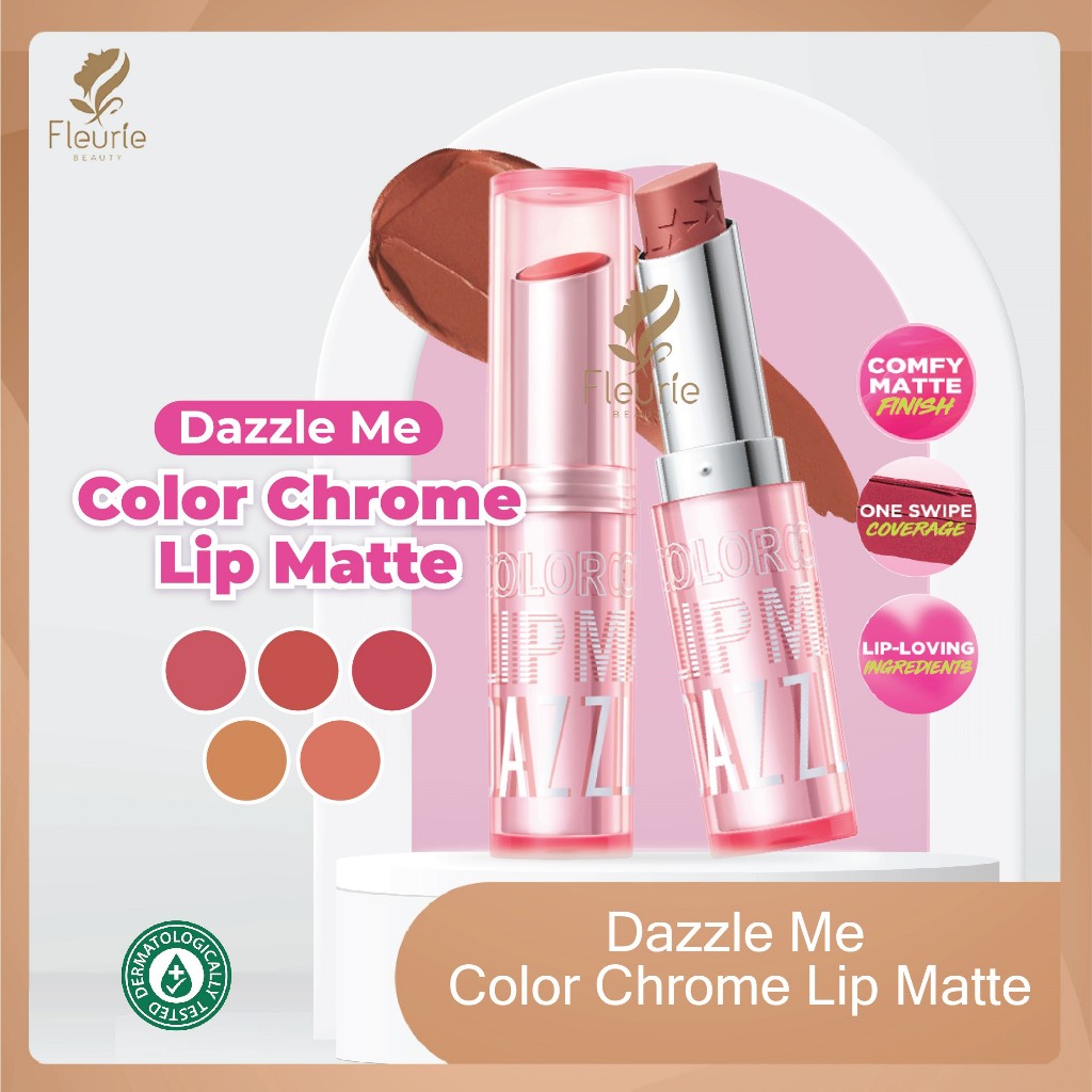 Jual Dazzle Me Color Chrome Lip Matte - Lipstick Lip Matte Lip Color ...