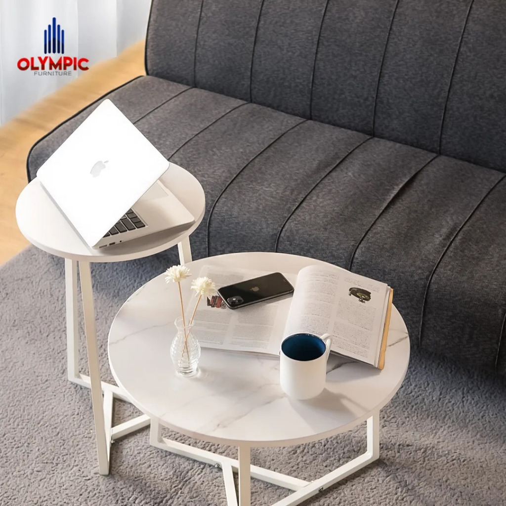 Jual Olympic CT Marble 02 Meja Tamu Minimalis Coffee Table Meja Teras ...