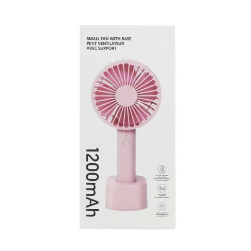 Jual Miniso 1200mAh Handheld Small Fan with Base / Kipas Miniso ...