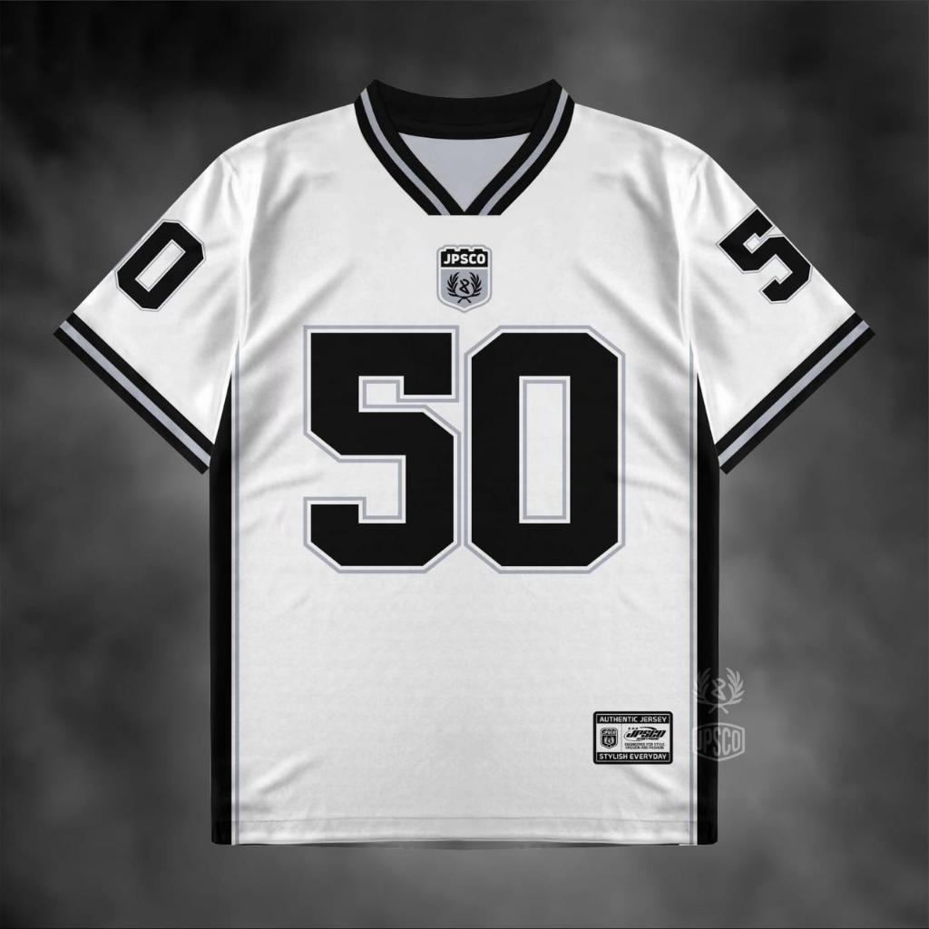 Jual TORQUEFIT Jersey Streetwear Number 50 / Jersey Hockey / NFL ...