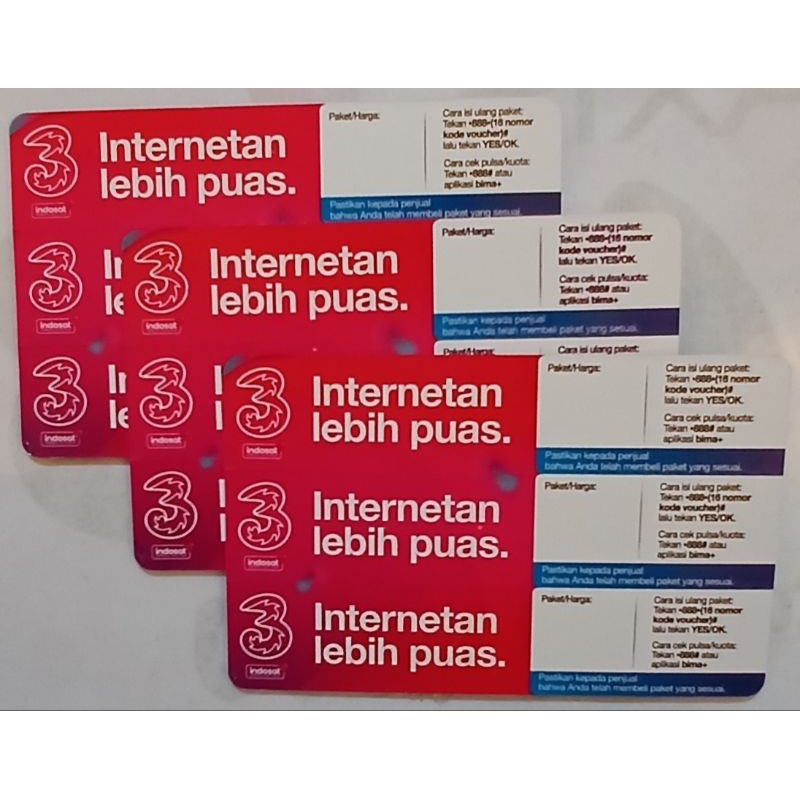 Jual VOUCHER TRI ZERO NASIONAL | Shopee Indonesia