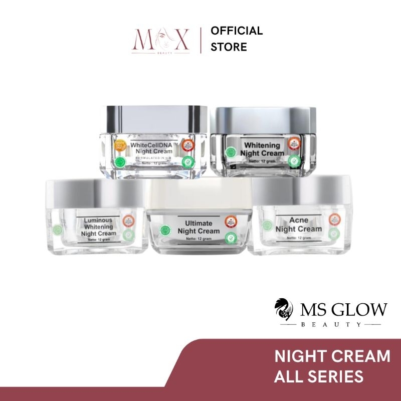 Jual MS GLOW - Night Cream 5 Variant | Shopee Indonesia