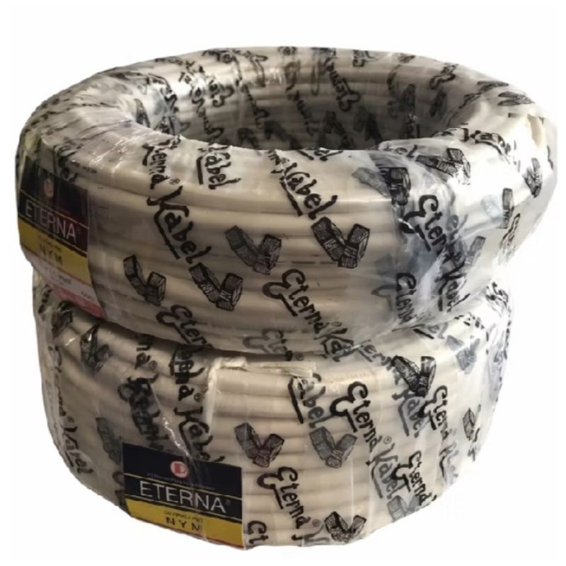 Jual Kabel Listrik Kuningan Asli Eterna Meteran | Shopee Indonesia