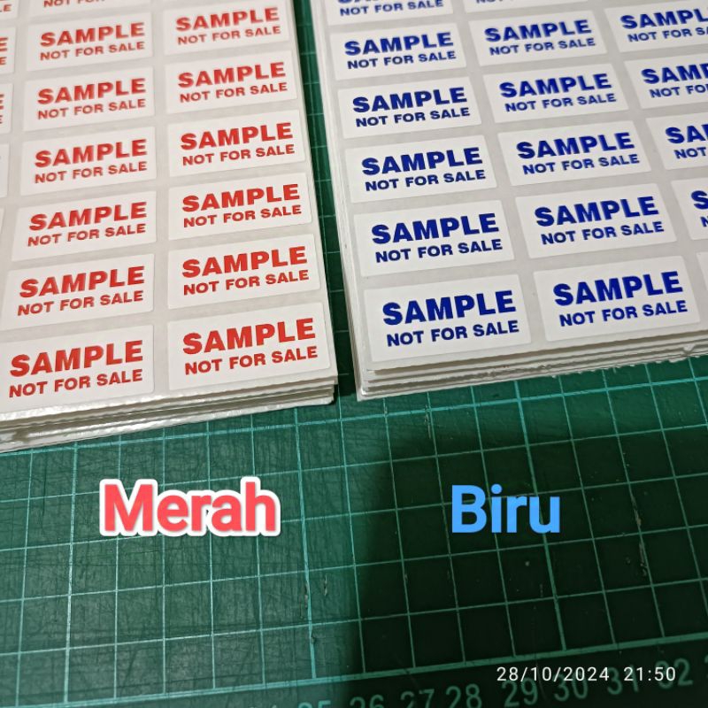 Jual Sticker Segel Angpao Amplop Paper box Kemasan Sample not For Sale ...