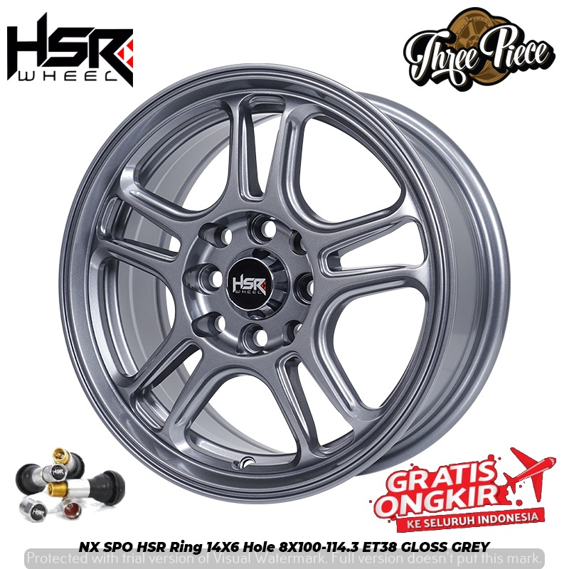 Jual Velg Mobil Racing HSR NX SPO R14 untuk Brio Calya Sigra Agya Jazz Yaris Sirion Xenia Avanza ...