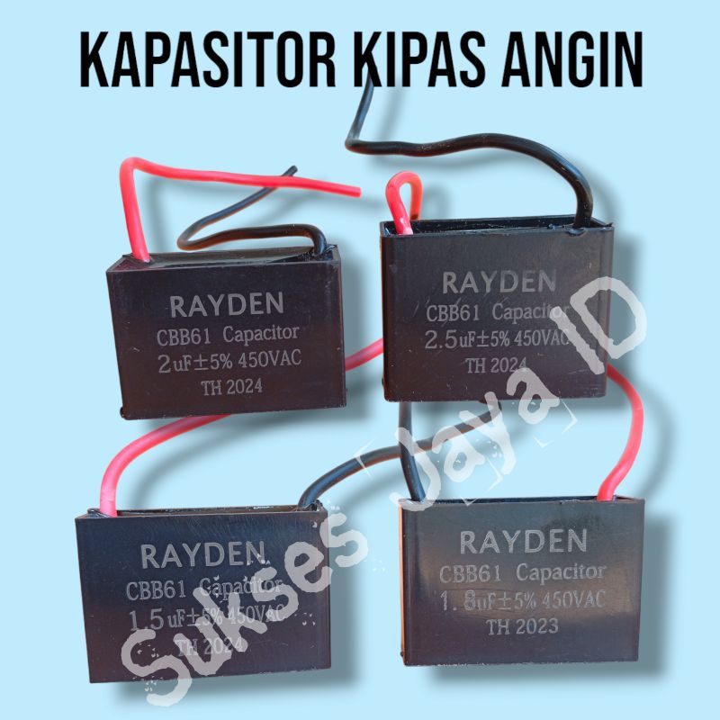 Jual Kapasitor kipas Angin 1.5uf 1.8uf 2uf 2.5uf | Shopee Indonesia