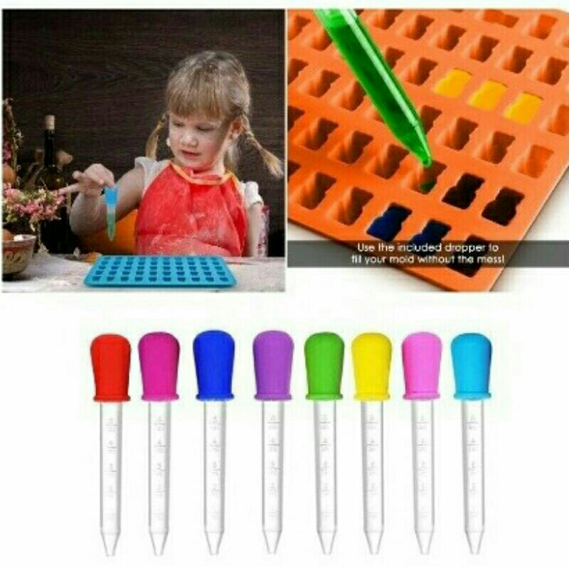 Jual Pipet sedot makanan bayi Dropper Reusable Pipet Tetes Bayi 5 ml ...