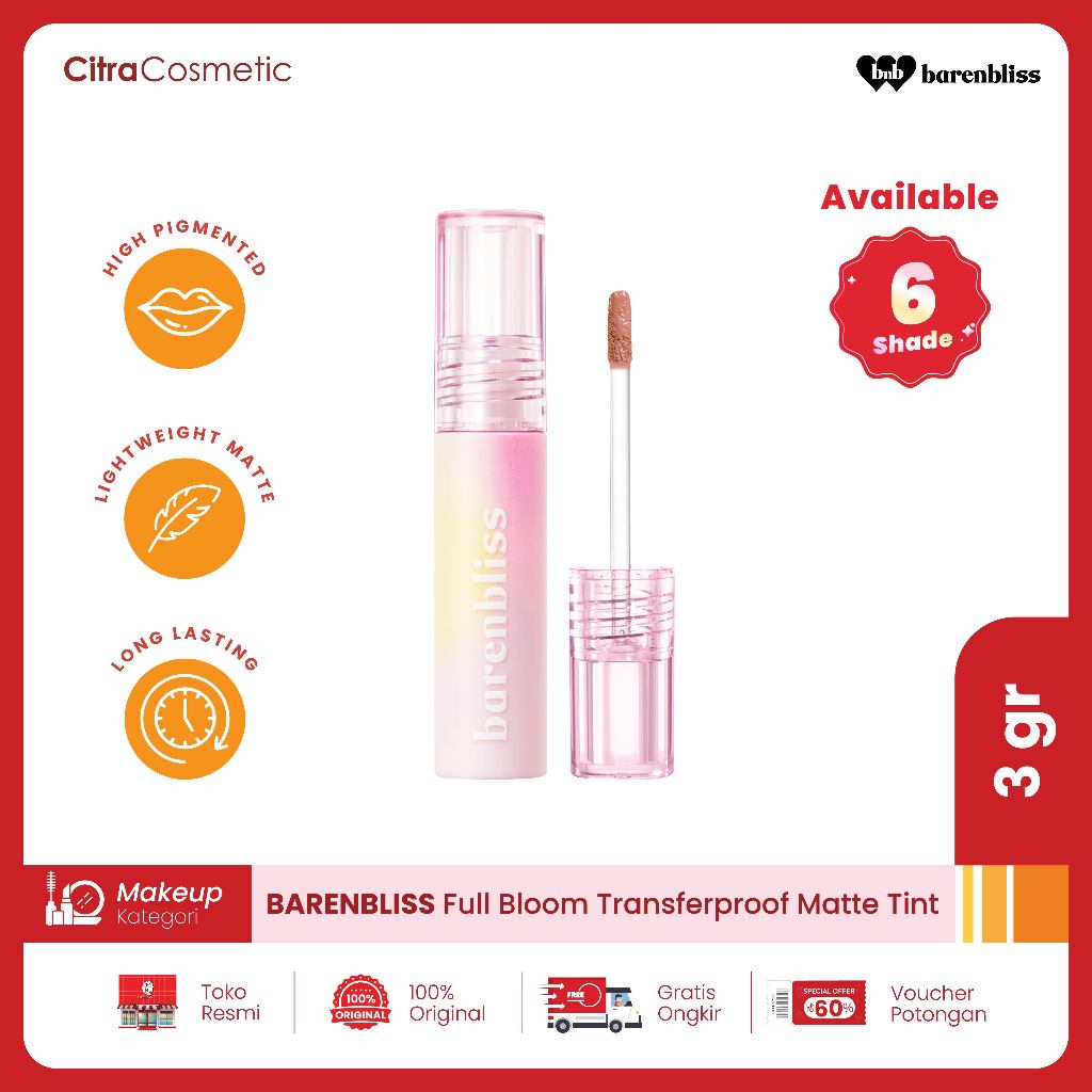 Jual BNB Barenbliss Full Bloom Matte Tint - Lip Tint Matte Transferproof & Ringan | Shopee Indonesia