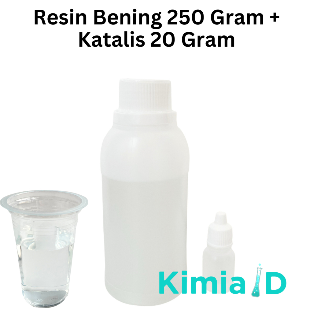 Jual Resin Super Bening 250 Gram + Katalis 20 Gram - Fiberglass - Resin ...