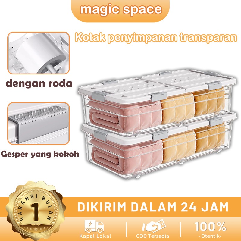 Jual MAGIC Storage Box Clothes Storage Box Folding Box Organizer Large ...