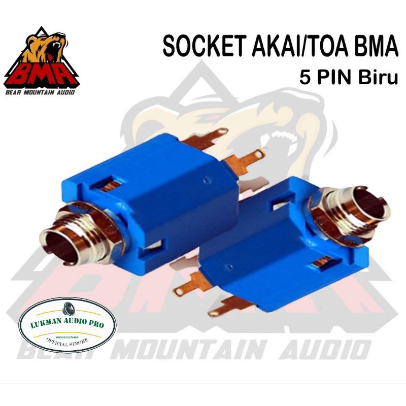Jual Socket Akai 5 pin biru BMA Original | Shopee Indonesia