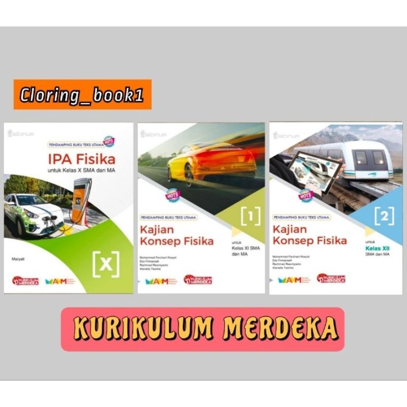 Jual BUKU FISIKA UNTUK SMA/MA KELAS 1 2 3 KURIKULUM MERDEKA (PLATINUM) | Shopee Indonesia