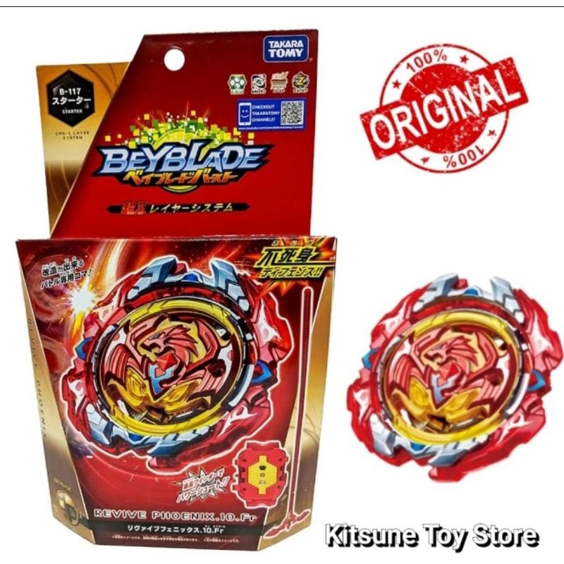 Jual Beyblade B-117 Revive Phoenix 10 Fr Original Takara Tomy - Mainan ...