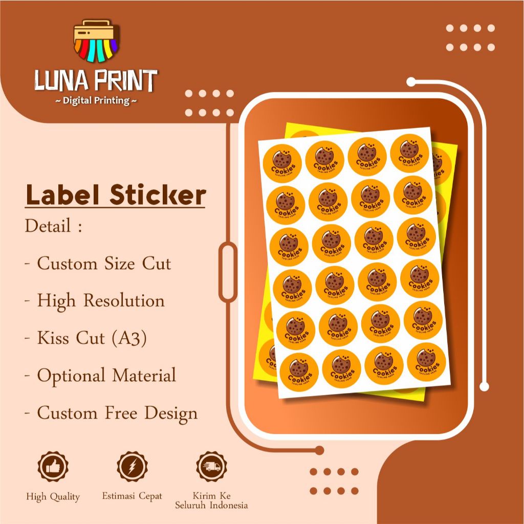 Jual Label Stiker Custom | Shopee Indonesia