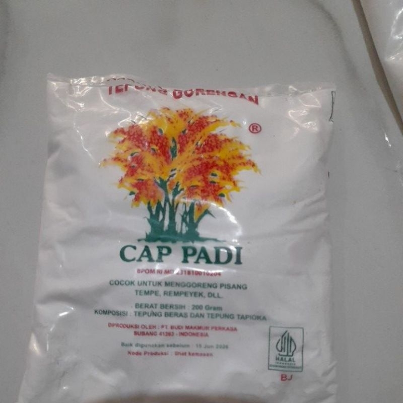 Jual TEPUNG BERAS CAP PADI 200g | Shopee Indonesia