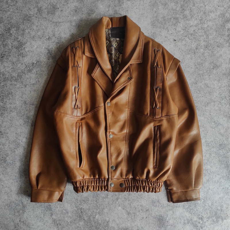 Jual Leather Jacket | Shopee Indonesia