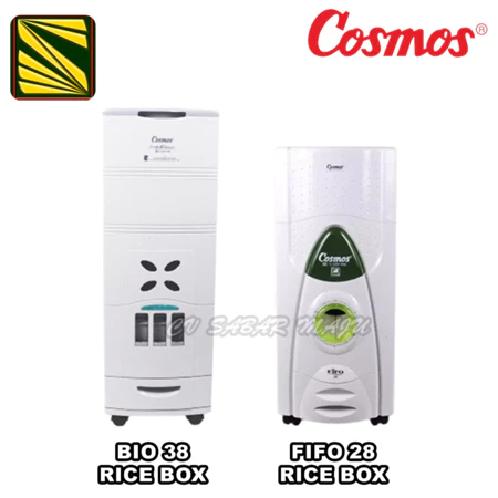 Jual Cosmos Tempat Penyimpanan Beras 38 Kg & 28 Kg / Rice Box Cosmos 38 ...