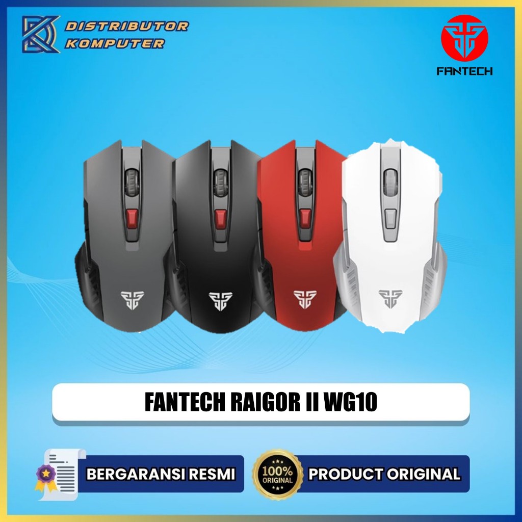 Jual FANTECH MOUSE GAMING RAIGOR II WG10 | WIRELESS MOUSE GAMING ...