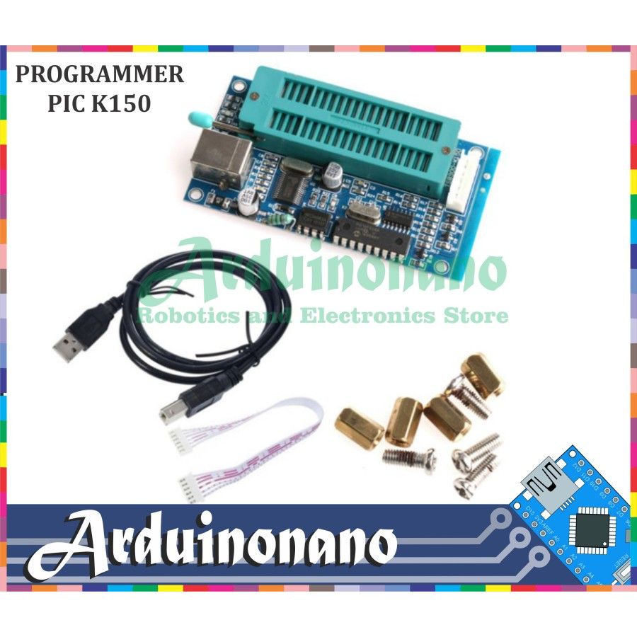 Jual PIC K150 ICSP Programmer USB Automatic Programming Microcontroller | Shopee Indonesia