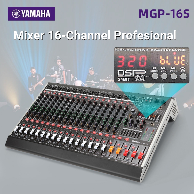 Jual Profesional mixer audio yamaha/MGP-16S,built-in 7-band EQ/320 DSP ...