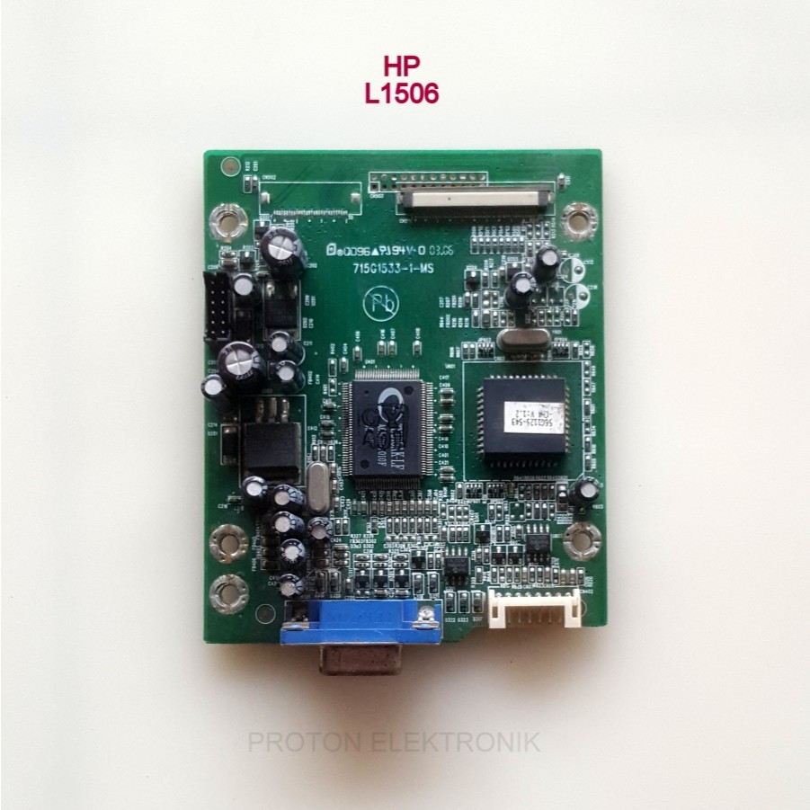 Jual Mainboard LCD Monitor HP L1506 Mesin Matherboard 715G1533-1-MS ...