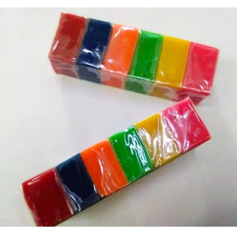 Jual Mainan Lilin Kecil isi 6 Warna / Mainan Plastisin Mainan Edukasi ...
