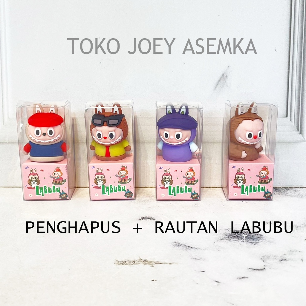 Jual PENGHAPUS DAN RAUTAN LABUBU 2 IN 1 SERUTAN PERUNCING PENCIL PENSIL ...
