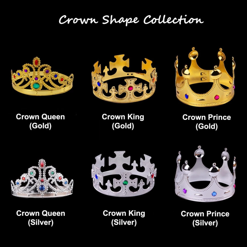 Jual Crown King / Crown Queen / Crown Prince / Mahkota Raja / Mahkota ...