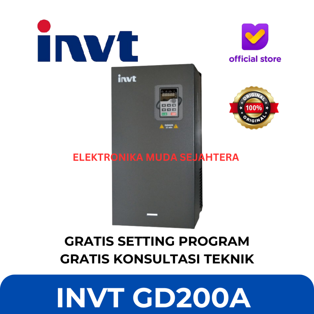 Jual INVERTER INVT GD200A-200G/220P-4 / 200KW/220KW / 380V / 3 PHASE / VFD | Shopee Indonesia