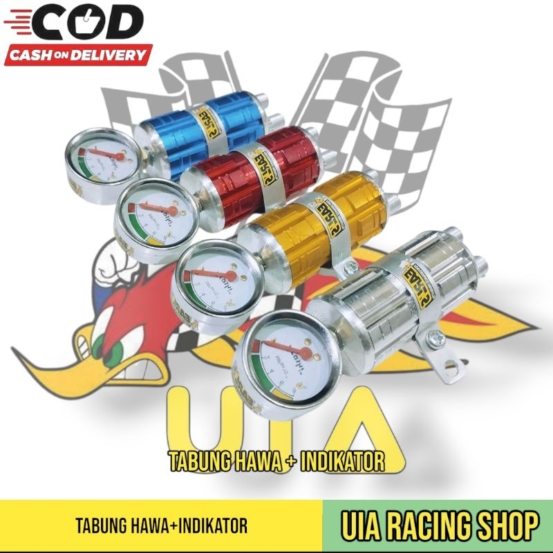 Jual Tabung Hawa Racing Tabung Hawa CNC Set Indikator Tekanan 4 Varian ...