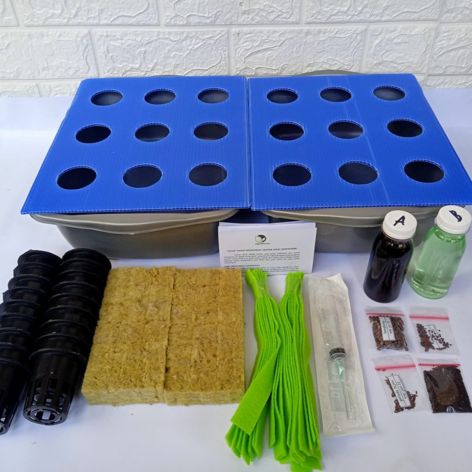 Jual Penjualan Terlaris Baru Paket starter kit hidroponik 2 set 18 ...