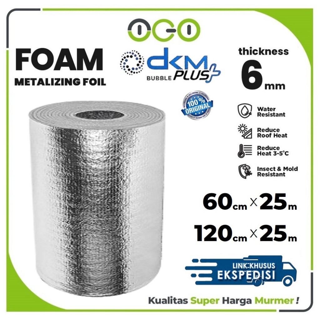 Jual Peredam Panas Atap Rumah DKM Tebal 6mm / Bubble Insulation ...