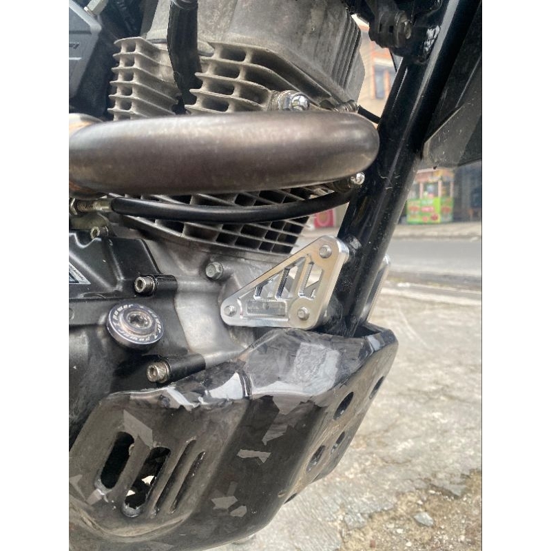 Jual pangkon bracket mesin crf 150 L cnc bahan t6061 | Shopee Indonesia