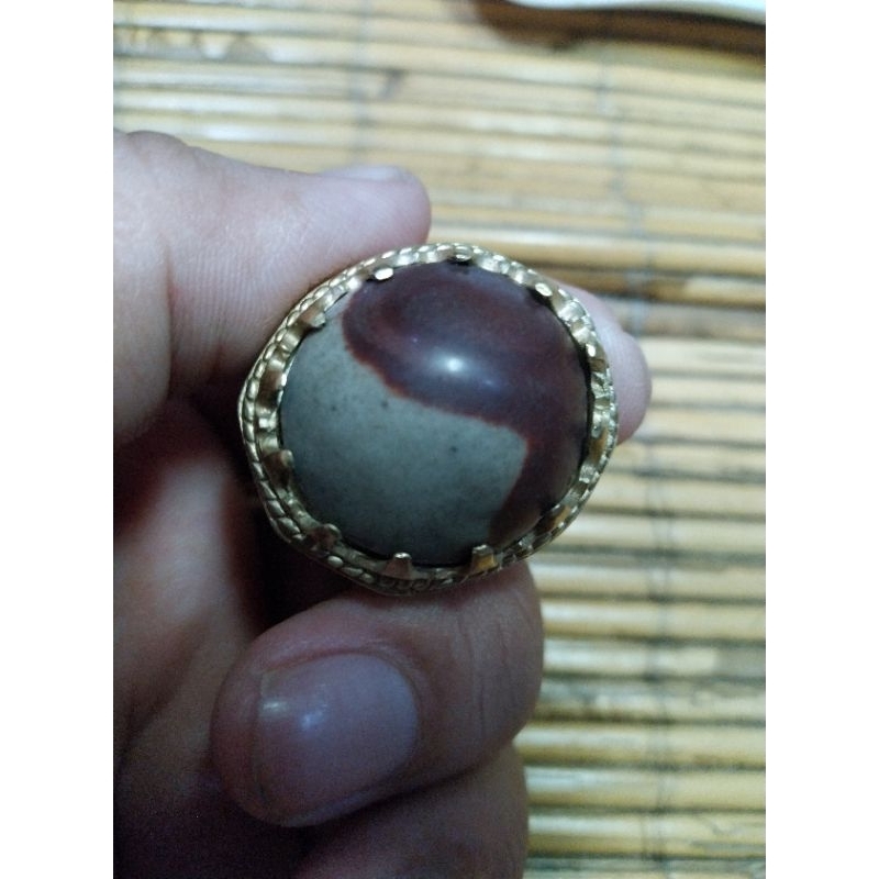Jual Batu Akik Gambar motif Yin Yang Natural Unik dan antik | Shopee ...