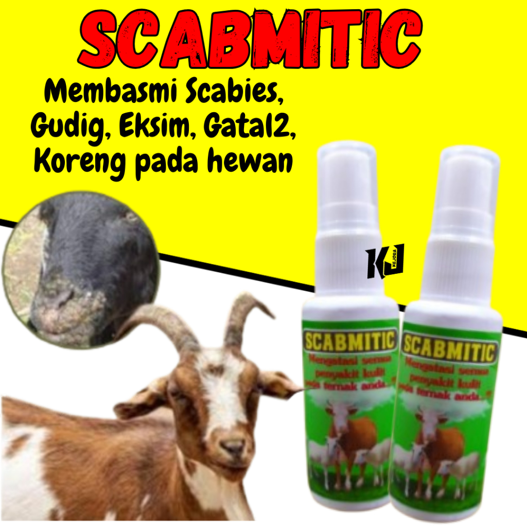 Jual obat kambing gudikan Mengatasi masalah kulit pada kambing | Shopee ...