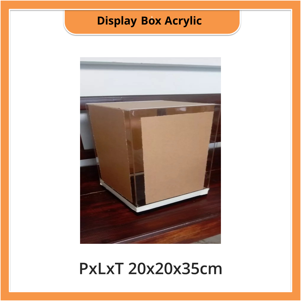 Jual Display box acrylic PxLxT 20x20x35cm | Shopee Indonesia