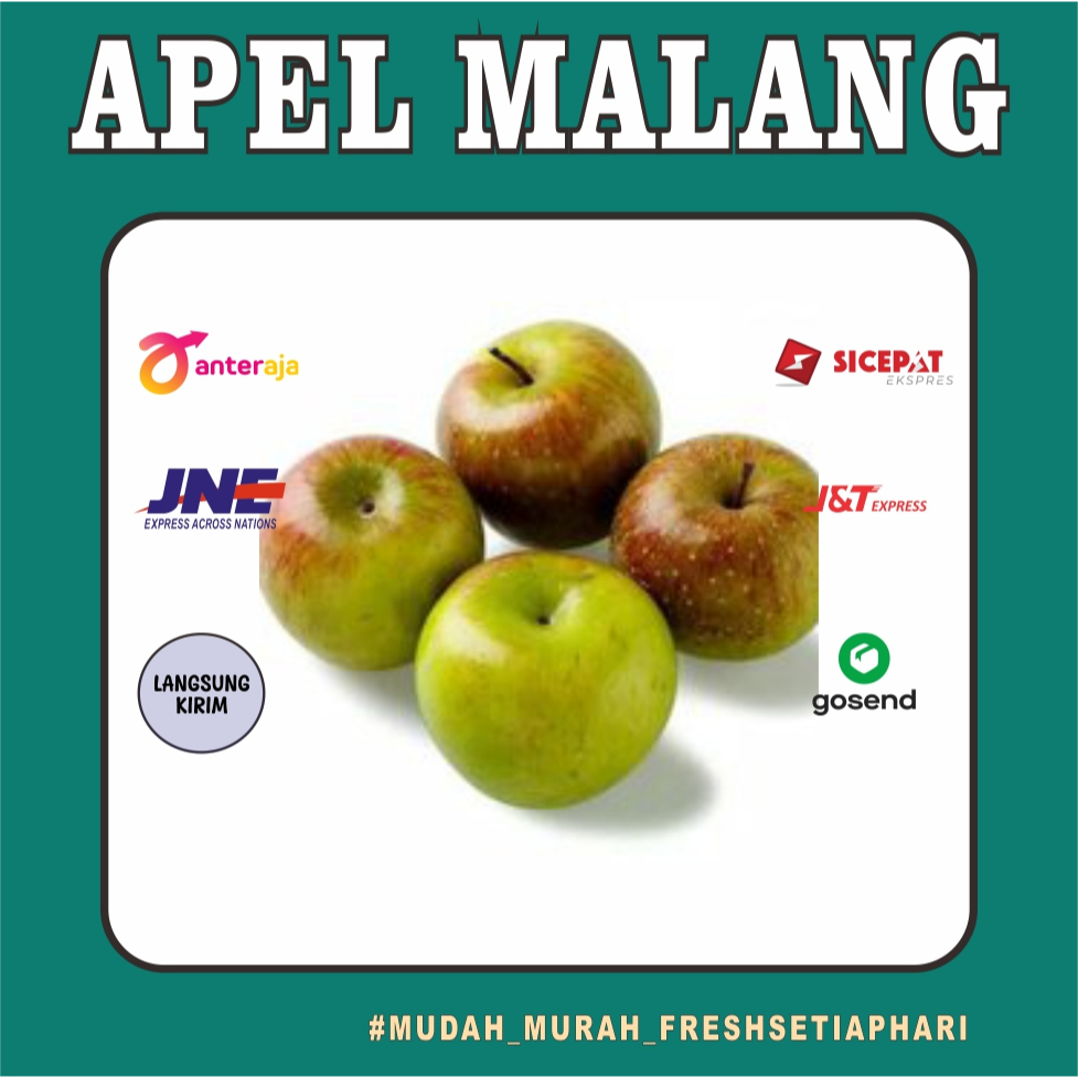 Jual APEL HIJAU MALANG FRESH MURAH BANDUNG 500gr | Shopee Indonesia