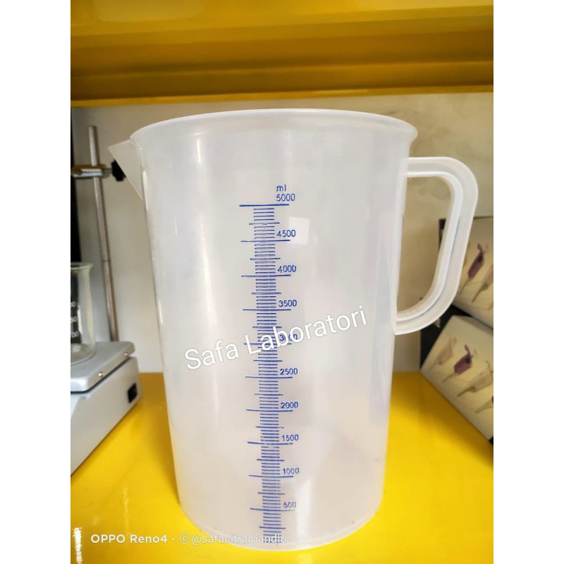 Jual Beaker Plastik Handle 5000ml | Shopee Indonesia