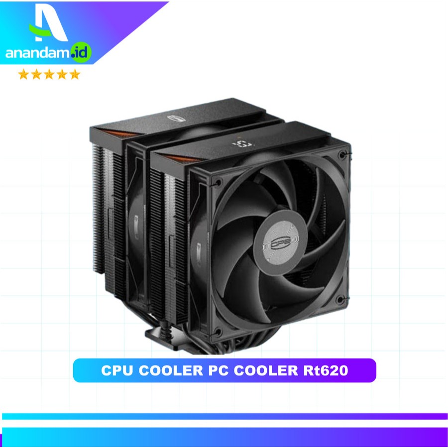 Jual PCCOOLER RT620 Digital Dual Fan Tower Air Cooler Black | Shopee ...