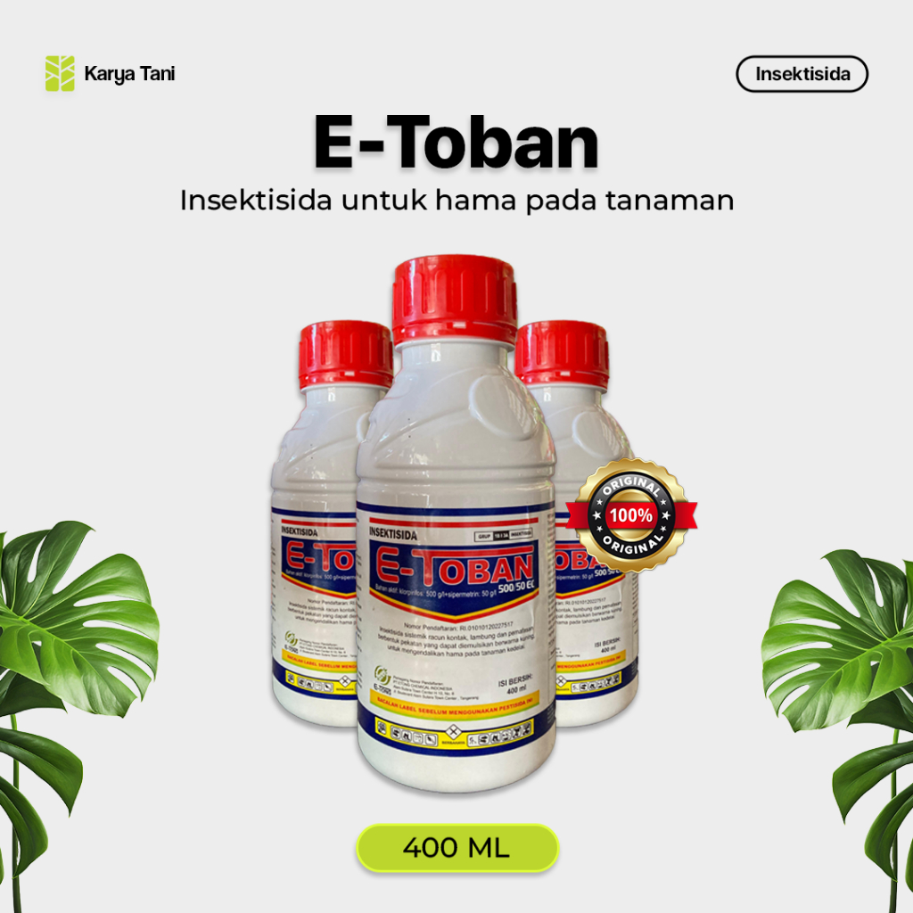 Jual ETOBAN 500/50EC 400 ML INSEKTISIDA PEMBASMI HAMA | Shopee Indonesia