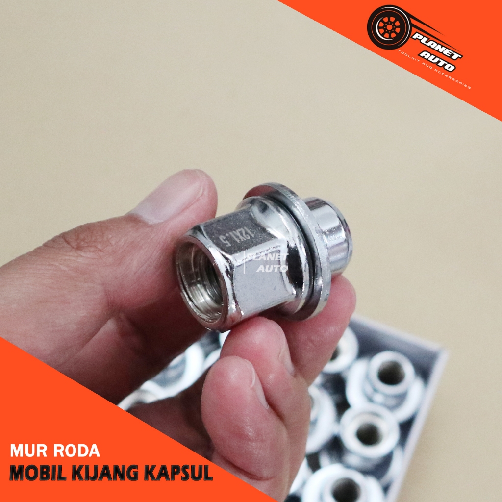 Jual Mur Baut Roda Kijang Kapsul LGX Kunci Roda 21 mm Warna Chrome ...