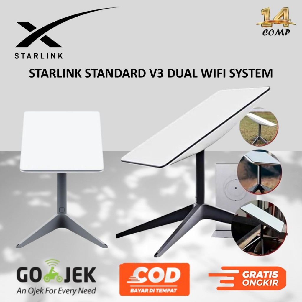 Jual STARLINK STANDARD V3 DUAL WIFI SYSTEM | Shopee Indonesia